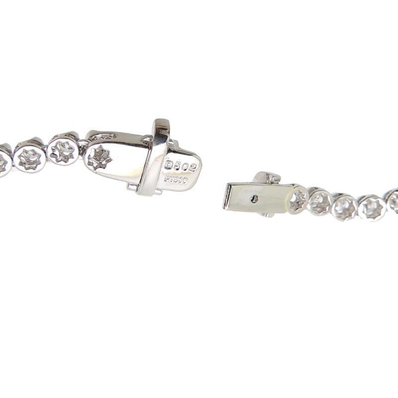 [飯能本店]Non Brand ノンブランド Pt900 5.02ct ダイヤモンド テニス ネックレス Pt900プラチナ レディース DH71264 :DH71264:DS大黒屋 - 通販 ...