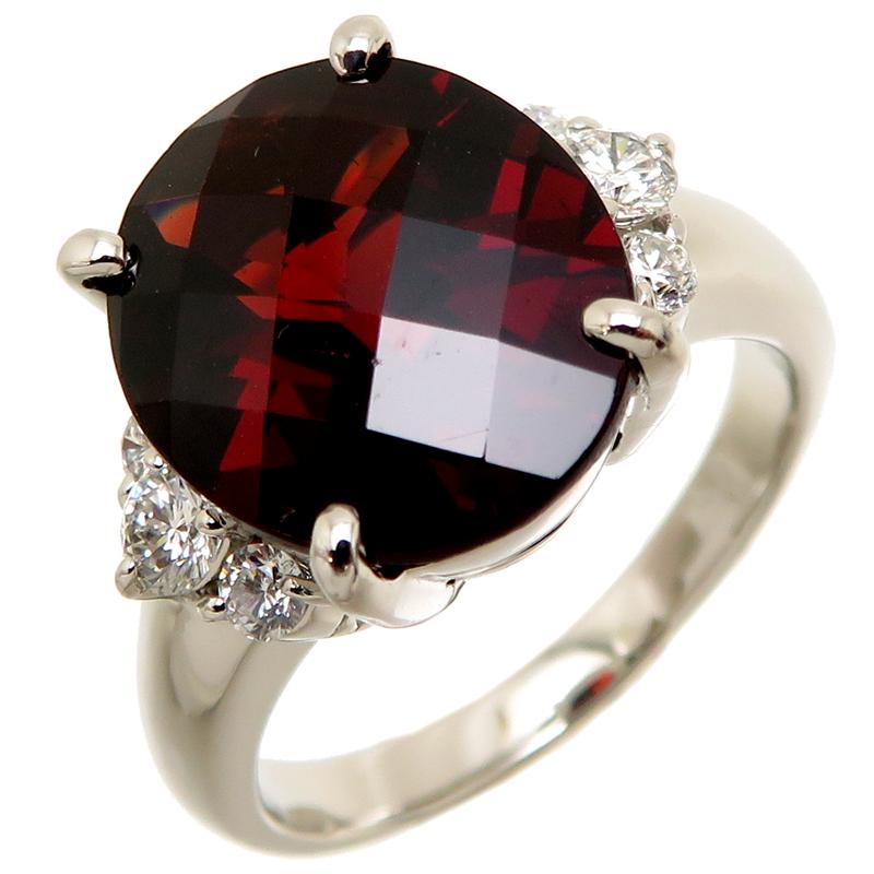 [銀座店]Non Brand ノンブランド Pt900 6.48ct ガーネット ダイヤモンド リング・指輪 Pt900プラチナ 14.5号 レディース DH77314 : dh77314 ...