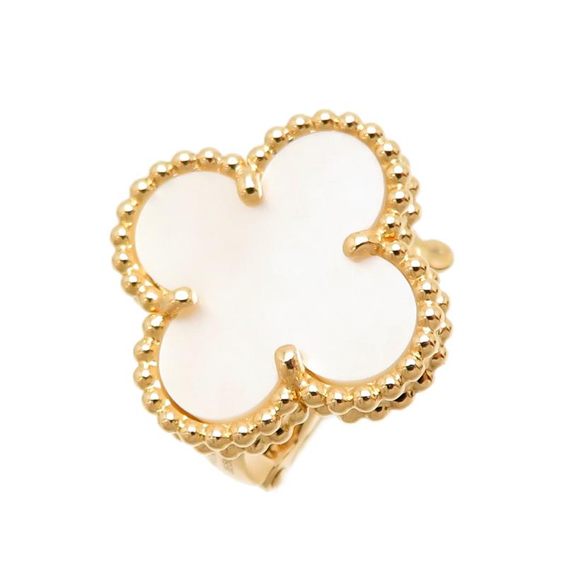[飯能本店]Van Cleef & Arpels ヴァンクリーフ＆アーペル VCARA44100 ※片方のみ ヴィンテージアルハンブラ ピアス ...