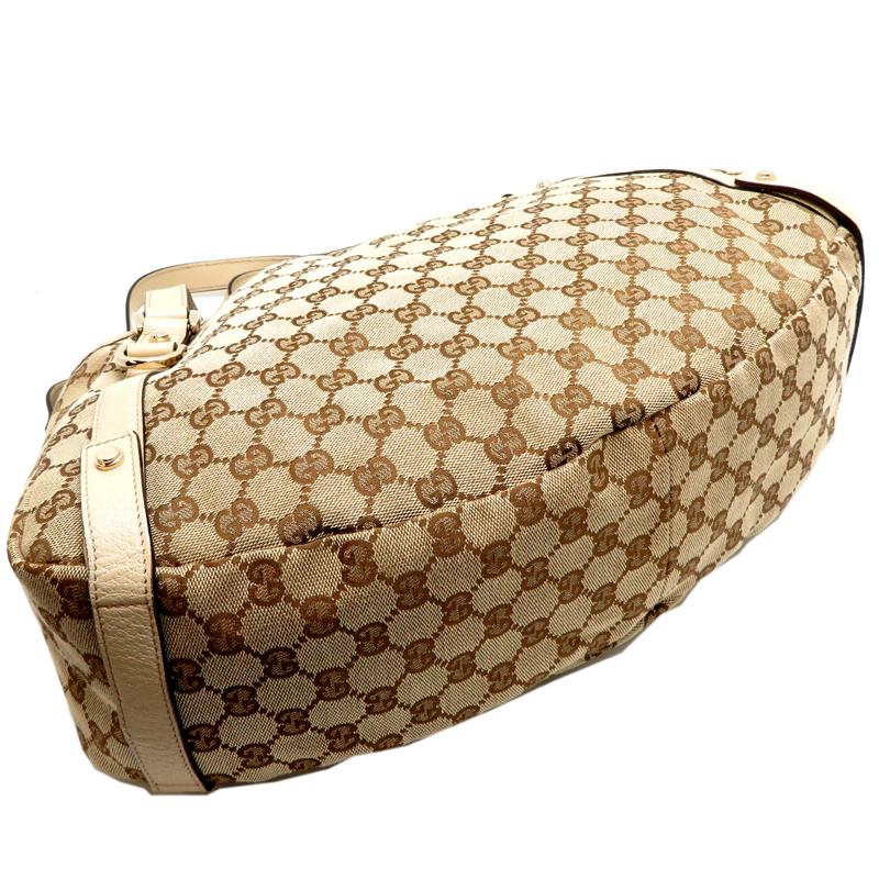 GUCCI [飯能本店]GUCCI グッチ 130736 アビー トートバッグ GGキャンバス ベージュ レディース DH79445 : DS ...