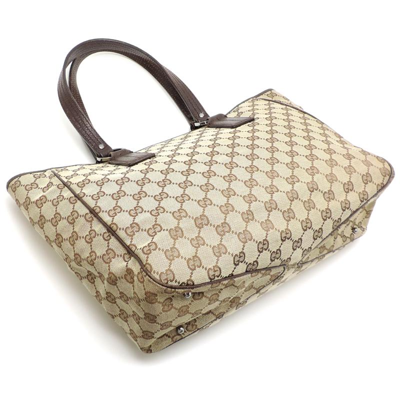 GUCCI [飯能本店]GUCCI グッチ 113017 トートバッグ GGキャンバス ベージュ レディース DH80652 : DS大黒屋 ...