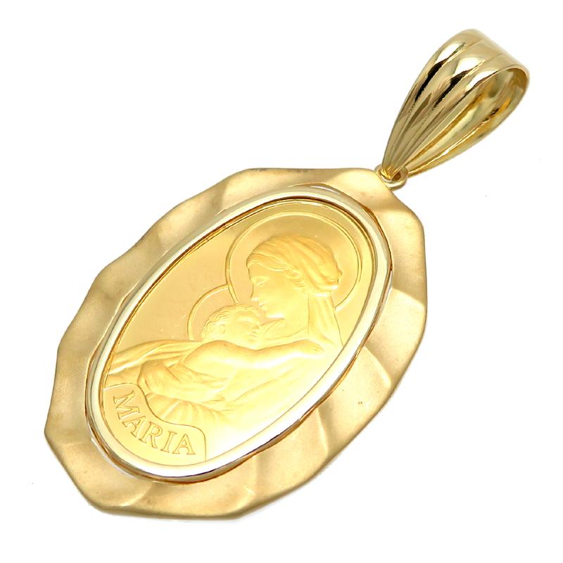 [飯能本店]Non Brand ノンブランド K18YG K24 2.5g 999.9 聖母 マリア コイン ペンダントトップ K24ゴールド レディース DH80677 : DS大黒屋 ...