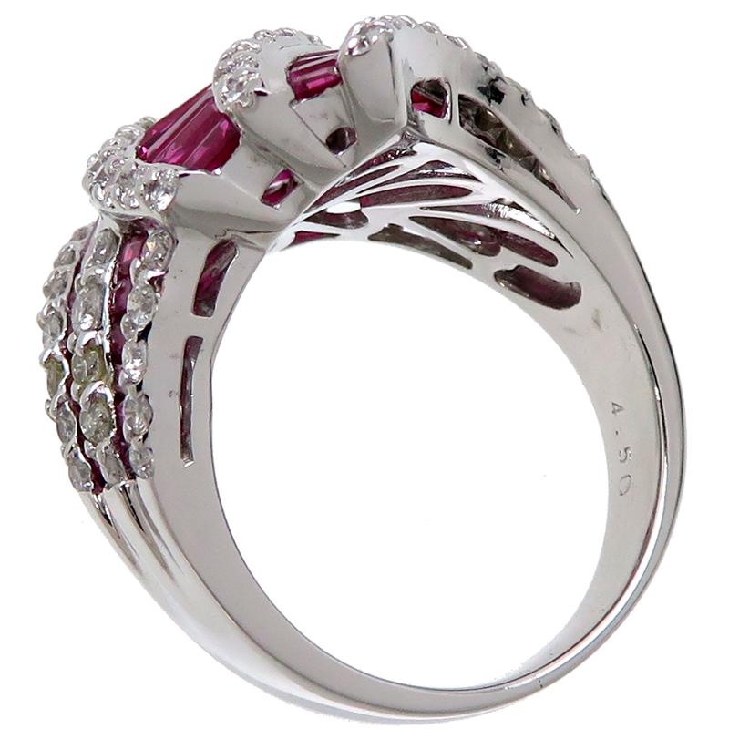 [飯能本店]Non Brand ノンブランド K14WG 4.50ct ルビー ダイヤモンド リング・指輪 K14ホワイトゴールド 14号 レディース DH81214 : DS大黒屋 - 通販 ...