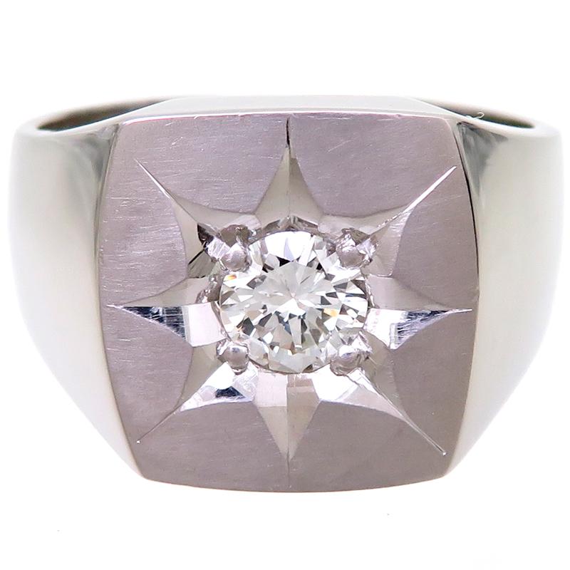 [飯能本店]Non Brand ノンブランド Pt900 0.34ct ダイヤモンド 印台 リング・指輪 Pt900プラチナ 15号 メンズ DH81335 : DS大黒屋 - 通販 ...