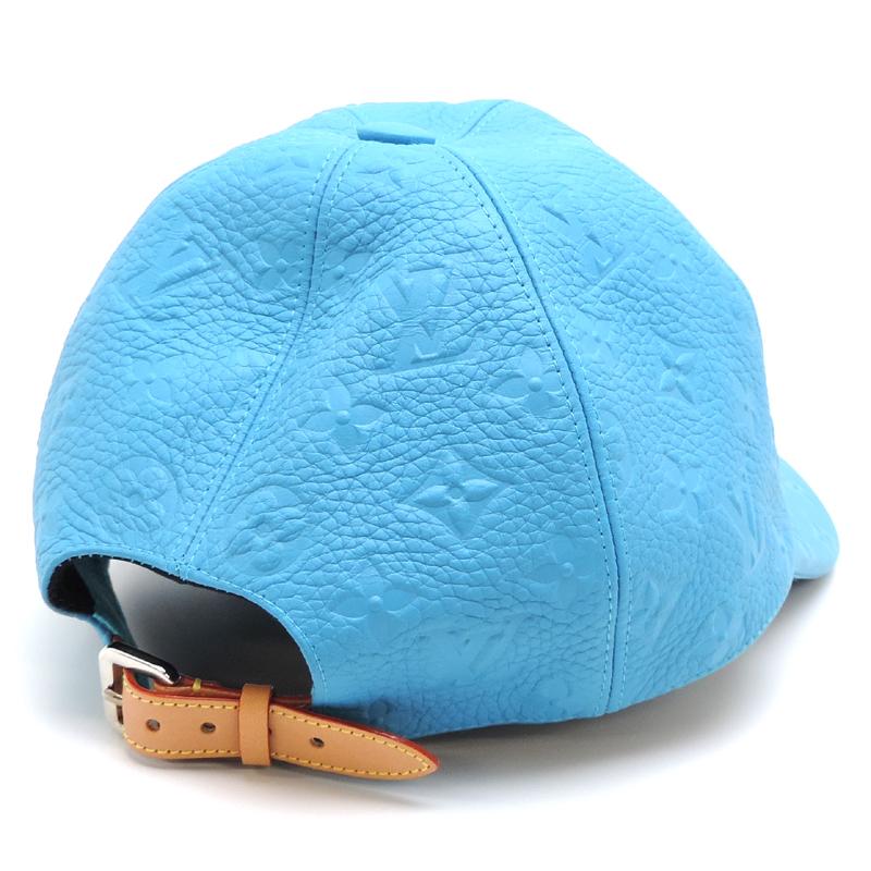 [飯能本店]LOUIS VUITTON LV ルイ・ヴィトン キャスケット 1.1 MP2607 キャップ モノグラムアンプラント ブルー系 ...