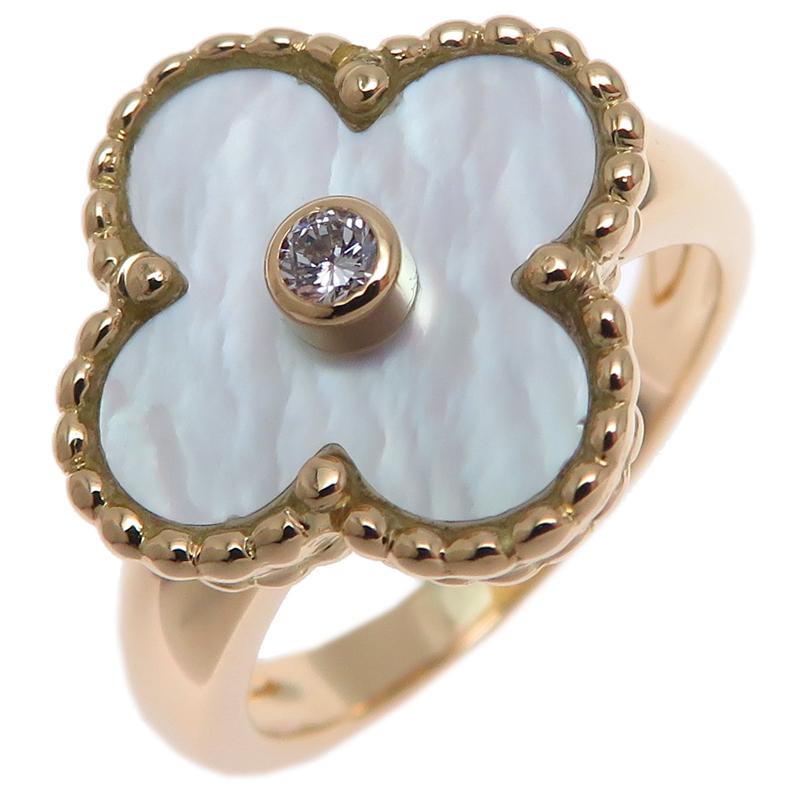 [銀座店]Van Cleef & Arpels ヴァンクリーフ＆アーペル #49 ヴィンテージ アルハンブラ リング・指輪 9号 DH85490 : DS大黒屋 - 通販 - Yahoo!ショッピング