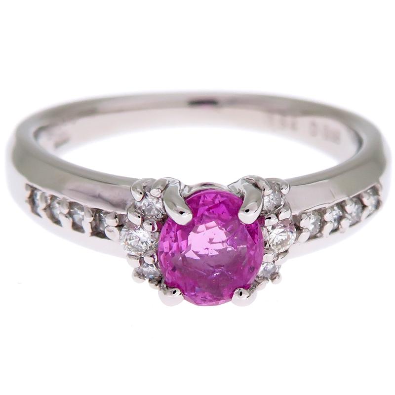 [銀座店]Non Brand ノンブランド 0.64ct ピンクサファイア ダイヤモンド リング・指輪 Pt900プラチナ 10.5号 レディース DH85608 : DS大黒屋 - 通販 ...