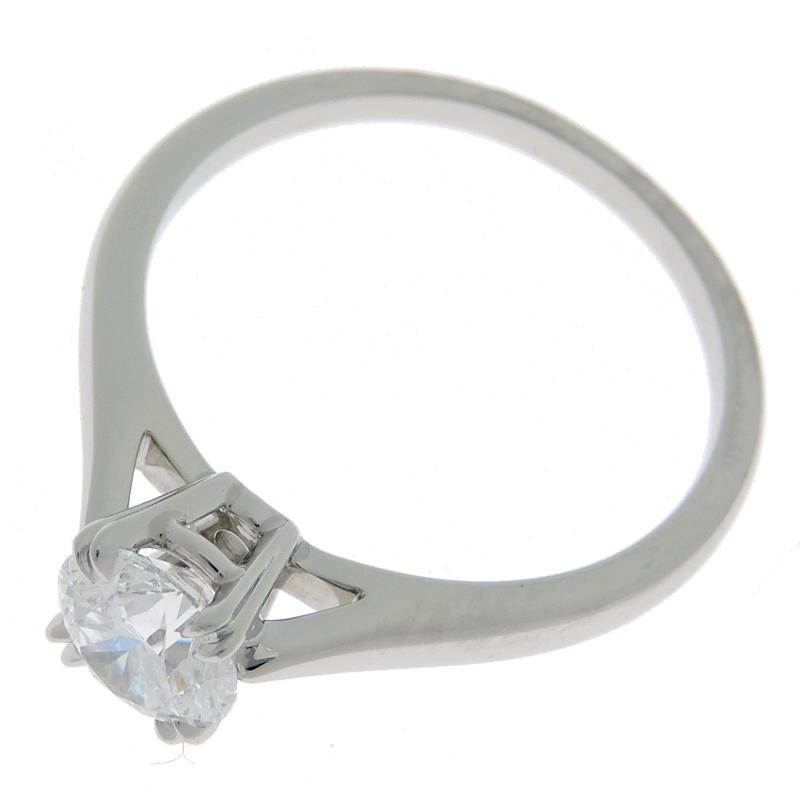 [銀座店]HARRY WINSTON ハリーウィンストン ソリティア 0.77ct ダイヤモンド リング・指輪 Pt950プラチナ 11号 レディース DH86627 : DS大黒屋 - 通販 ...