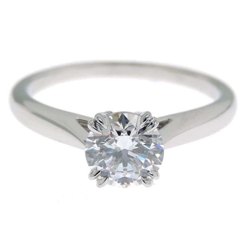 [銀座店]HARRY WINSTON ハリーウィンストン ソリティア 0.77ct ダイヤモンド リング・指輪 Pt950プラチナ 11号 レディース DH86627 : DS大黒屋 - 通販 ...