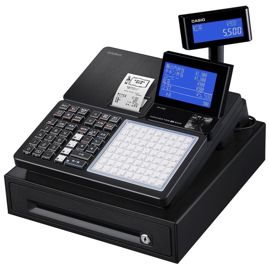 CASIO カシオ SR-C550-EX-4SBK ブラック 電子レジスター 4部門 インボイス対応 Bluetooth搭載 : D-SHOP ONE - 通販 - Yahoo!ショッピング