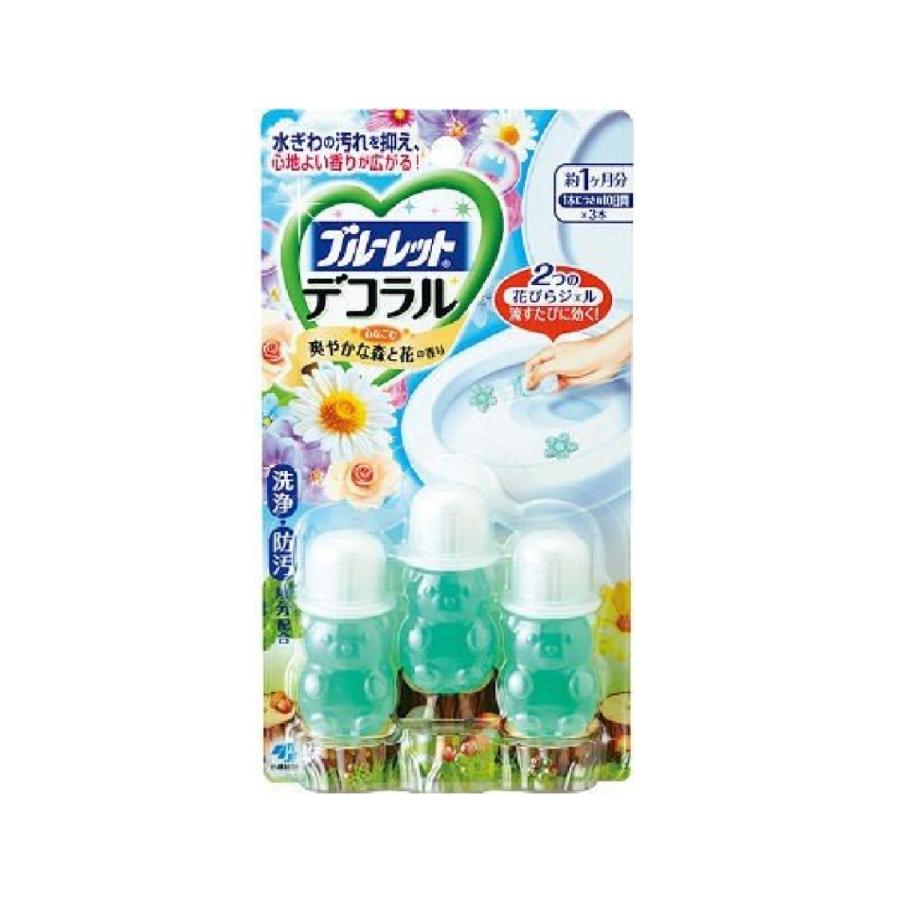 小林製薬 ブルーレットデコラル(7.5g×3本) 洗浄 防汚 消臭 トイレ用 : ドラッグストアトラッドジャパン - 通販 - Yahoo ...