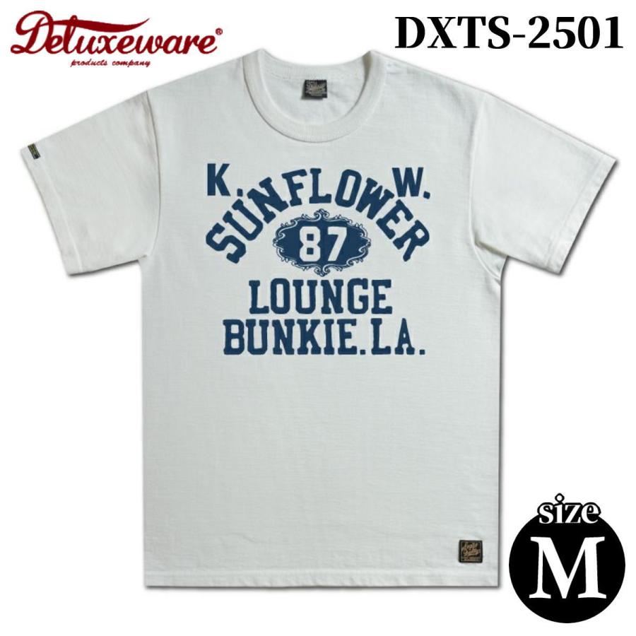 DELUXEWARE デラックスウエア DXTS-2501 半袖 Tシャツ ヘビーウエイト [SUNFLOWER] サイズ：M カラー：WHITE : D-STOCK Yahoo!店 - 通販 ...