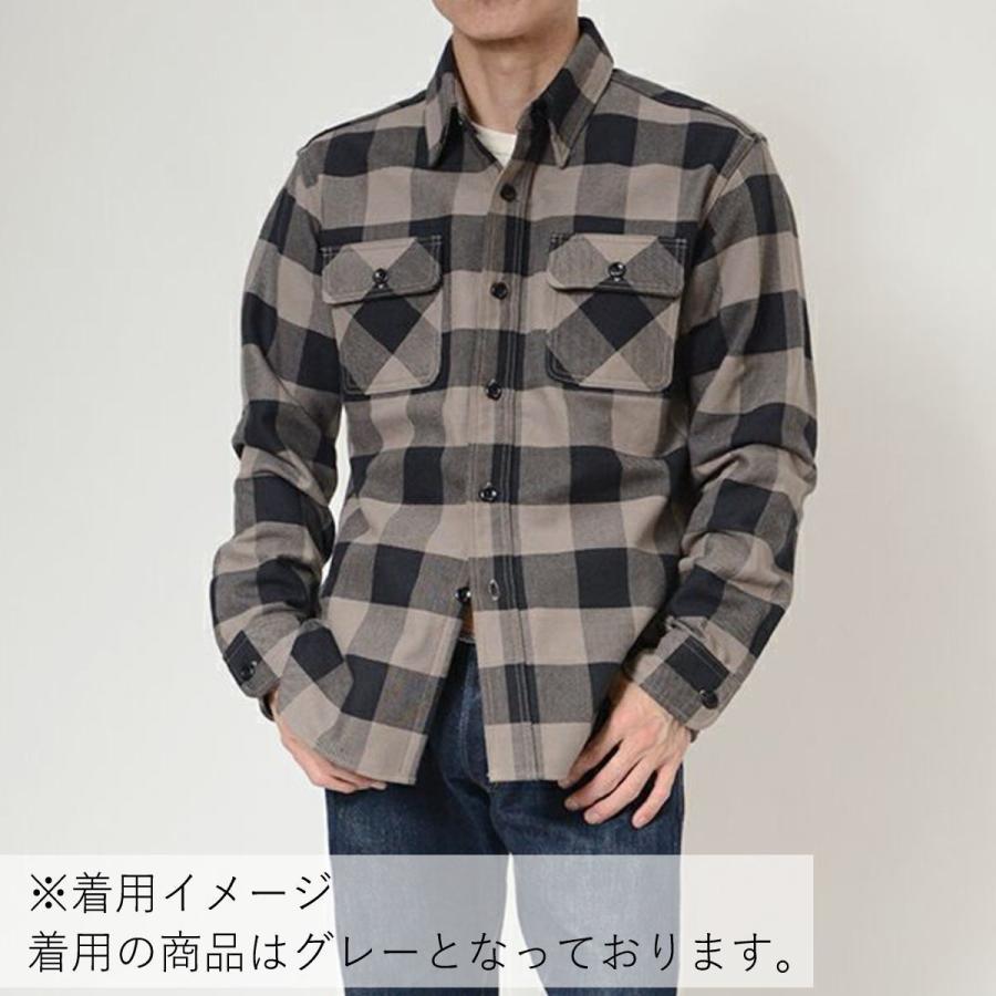 DELUXEWARE デラックスウエア ネルシャツ HV-00A [ 50s BUFFALO CHECK ] ORANGE（オレンジ） : dw-hv-00a : D-STOCK Yahoo ...