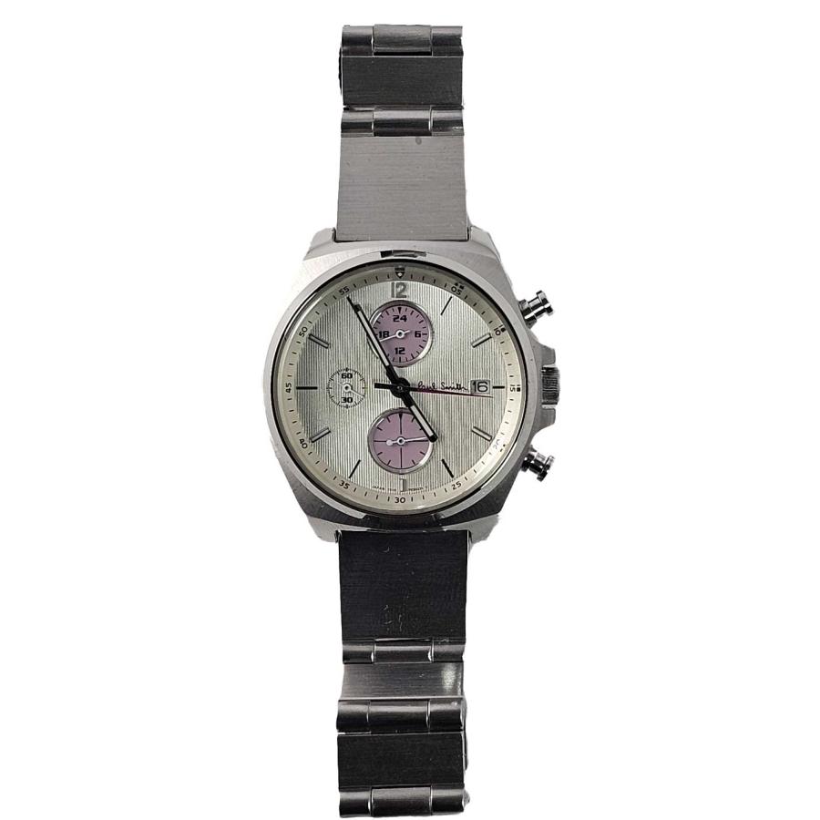 Paul Smith ポールスミス 腕時計 ボーイズ クロノグラフ ニューファイナルアイズ New Finaleyes Chronograph シルバー BM2-012-11 新品 ...
