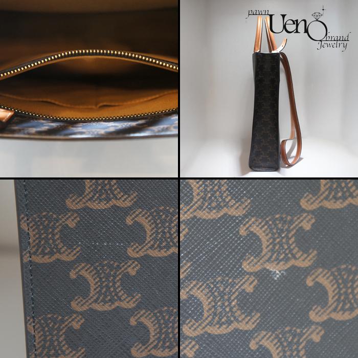 TRIOMPHE 【質屋】送料無料！CELINE セリーヌ スモール バーティカル カバ トリオンフキャンバス ショルダーストラップ付 : 株式会社 上野商会 Yahoo!店 - 通販 ...