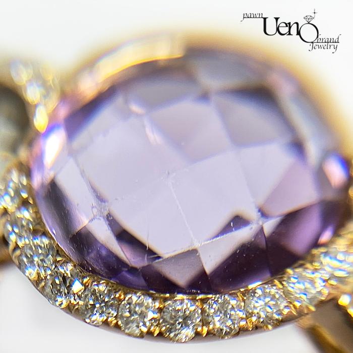 【質屋】送料無料！K18 アメジスト グリーンクォーツ ブルートパーズ ダイヤモンド0.31ct ファッションリング : 株式会社 上野商会 Yahoo!店 - 通販 - Yahoo!ショッピング