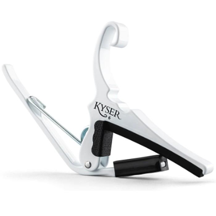KYSER Kyser Quick Change Capo KG6WA White カイザー アコースティック用カポ : ギターパーツの店 ...