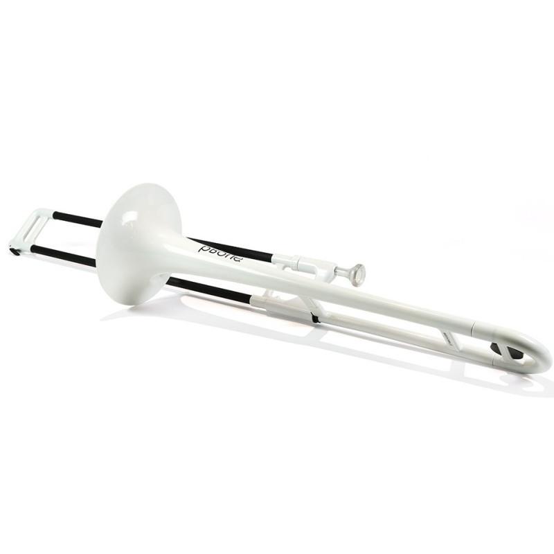 pInstruments pBone White PBONE1W プラスチック製トランボーン : ギターパーツの店・ダブルトラブル - 通販 - Yahoo!ショッピング