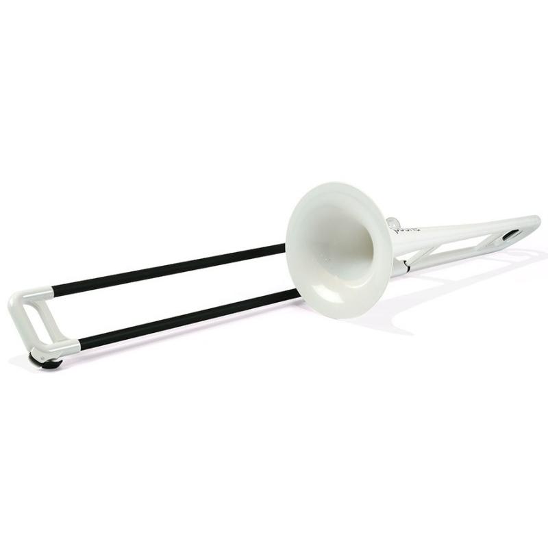 pInstruments pBone White PBONE1W プラスチック製トランボーン : ギターパーツの店・ダブルトラブル - 通販 - Yahoo!ショッピング