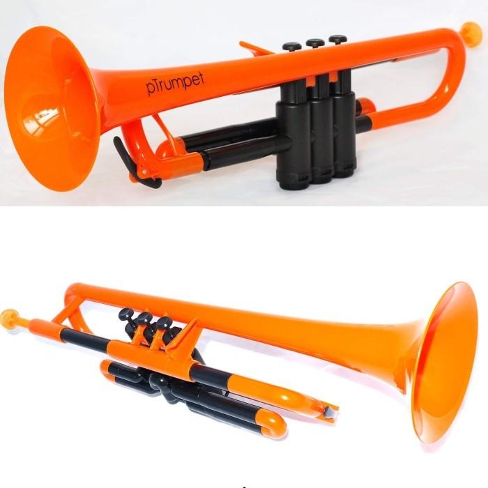 pInstruments pTrumpet Orange PTRUMPET1OR プラスチック製トランペット : ギターパーツの店・ダブルトラブル - 通販 - Yahoo!ショッピング
