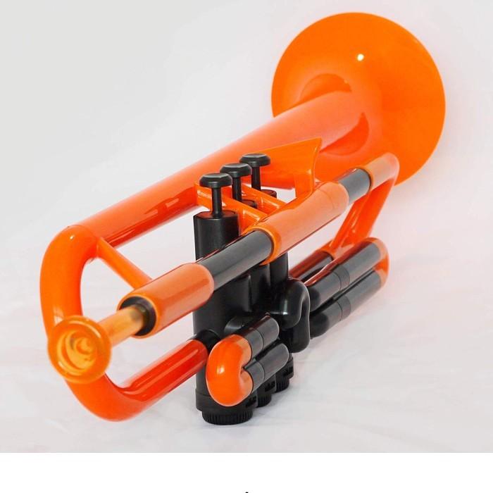 pInstruments pTrumpet Orange PTRUMPET1OR プラスチック製トランペット : ギターパーツの店・ダブルトラブル - 通販 - Yahoo!ショッピング