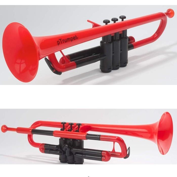 pInstruments pTrumpet Red プラスチック製トランペット :PINSTRUMENTS-PTRUM-RED:ギターパーツの店・ダブルトラブル - 通販 - Yahoo!ショッピング