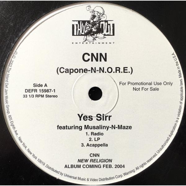 米12" Capone -N- Noreaga Yes Sirr DEFR159871 Thugged Out Entertainment ...