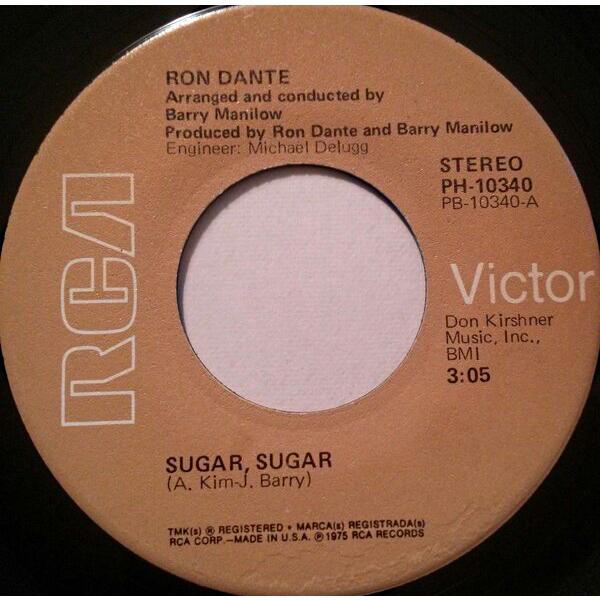 米7" Ron Dante Sugar Sugar PH10340 RCA Victor /00080 :893211:Record city ...