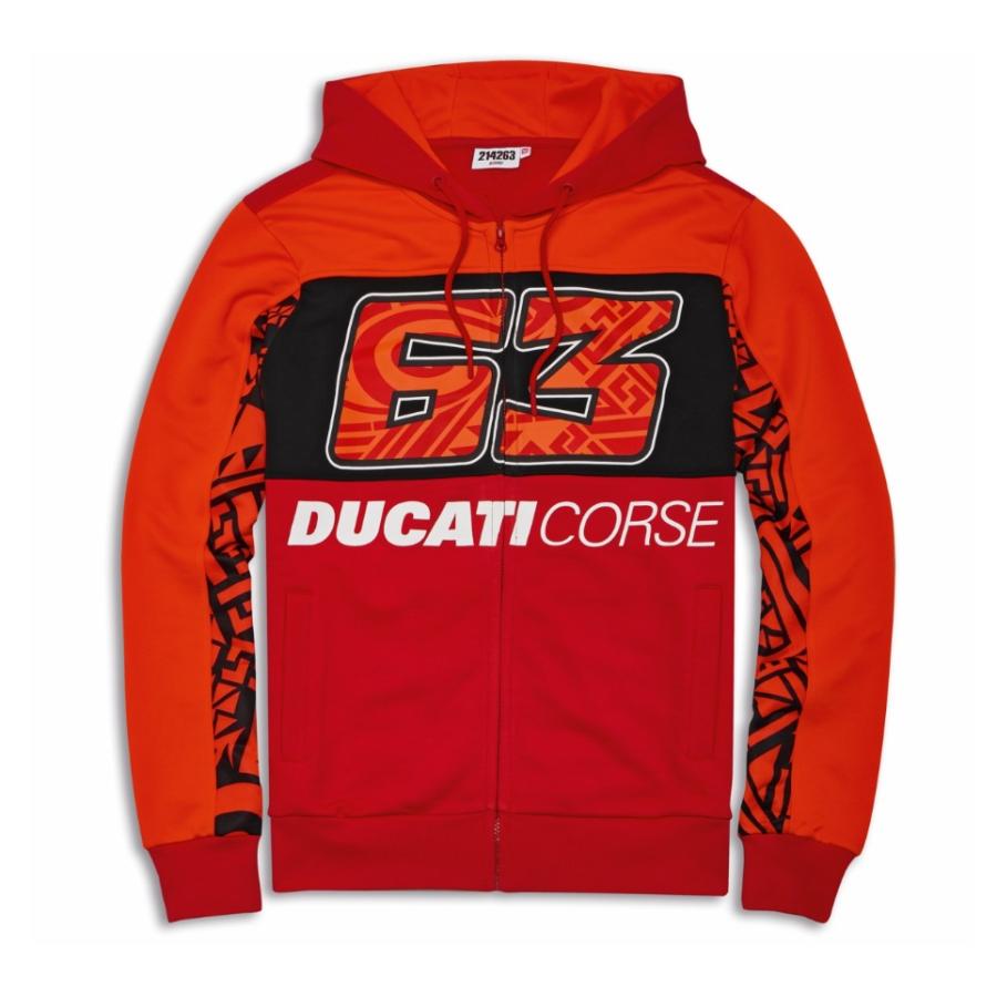 DUCATI 【優勝セール対象！】DUCATI パーカー Dual Pecco Bagnaia 63 Mサイズ : ドゥカティ大阪ウエストe ...