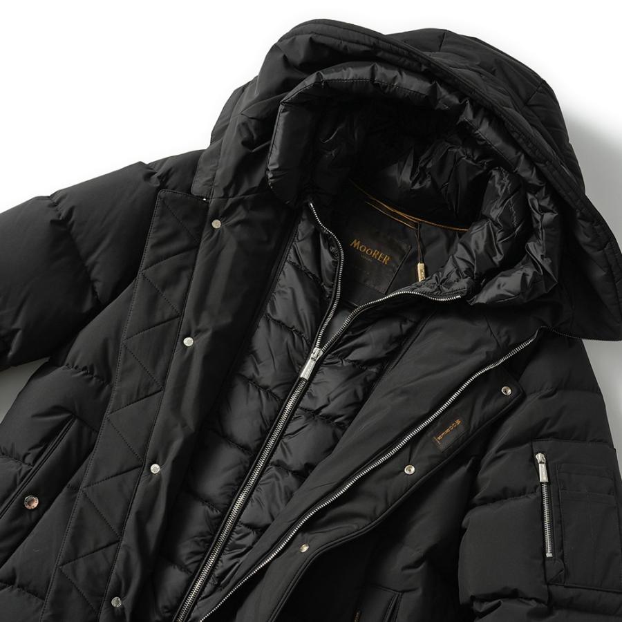 MOORER ムーレー JESSE-STP ジェシー ポリエステル ボンバージャケット型 ダウンブルゾン BLACK : jesse-stp-bk : DUE-online - 通販 ...