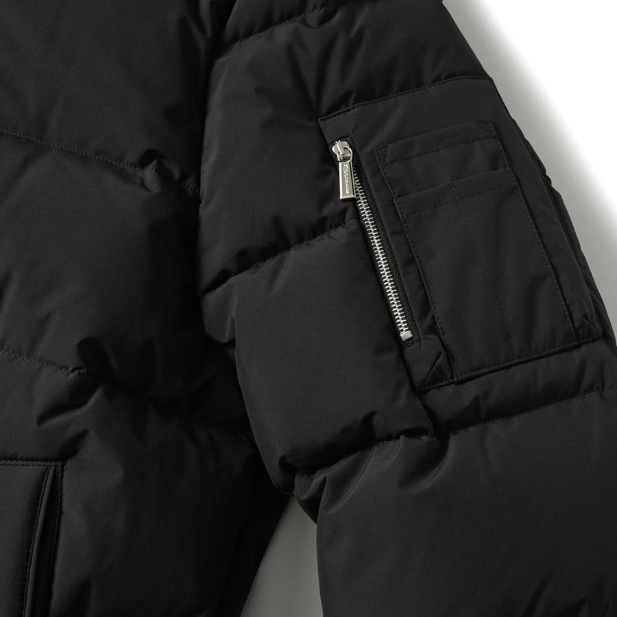 MOORER ムーレー JESSE-STP ジェシー ポリエステル ボンバージャケット型 ダウンブルゾン BLACK : jesse-stp ...