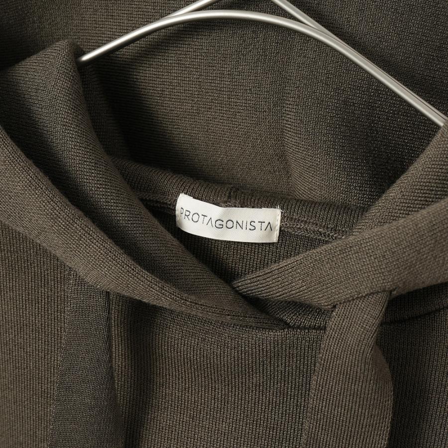 PROTAGONISTA プロタゴニスタ ニット フーディー PNT-KT-56 KHAKI : DUE-online - 通販 ...