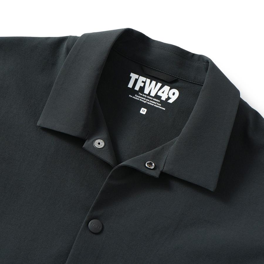 TFW49 ティーエフダブリュー49 LIGHT COACH SHIRT ライト コーチシャツ T062510001 BLK×KHAKI ...