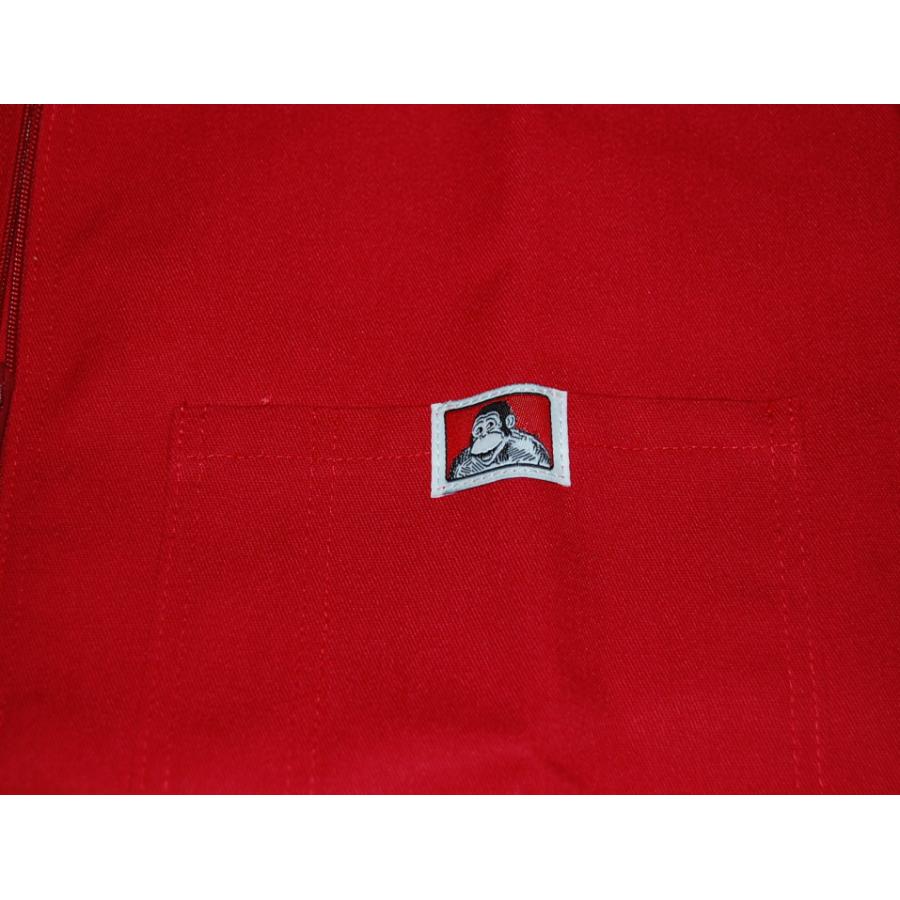 BEN DAVIS（ベンデイビス） 送料無料！BEN DAVIS ハーフジップ ワークシャツ 半袖 USA製 RED : インポートショップ ...