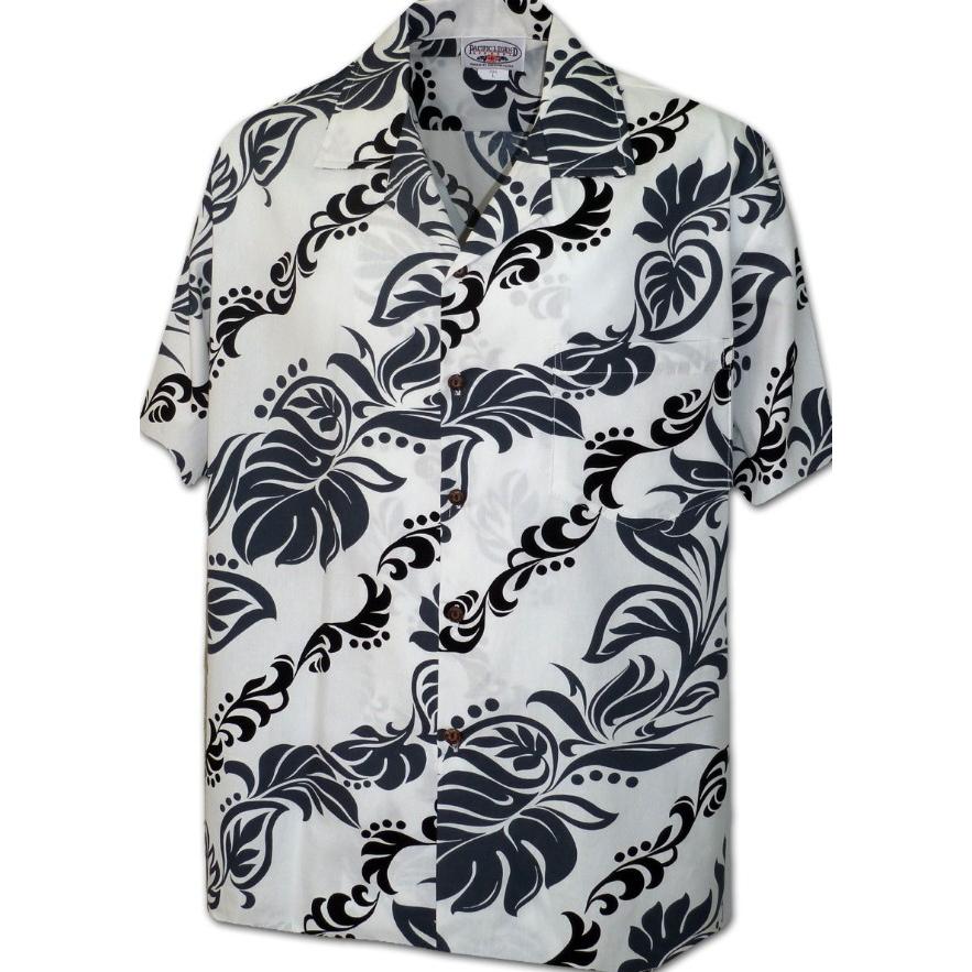 reyn spooner 送料無料 PACIFIC LEGEND パシフィックレジェンド アロハシャツ 「LEAF WHITE」ハワイ製 ...