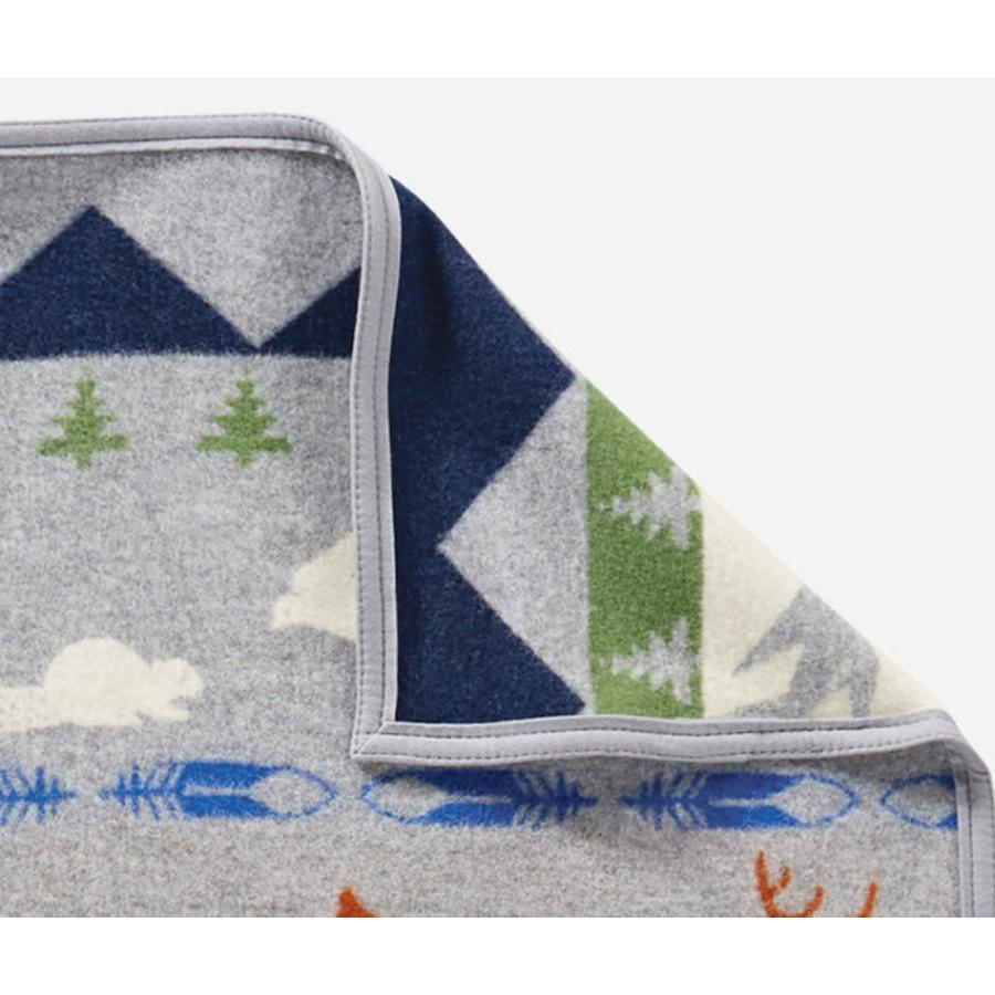 PENDLETON SALE！PENDLETON ペンドルトン SHARED PATHS クリブ ベビーブランケット MADE IN USA GREY : インポートショップデュークス ...