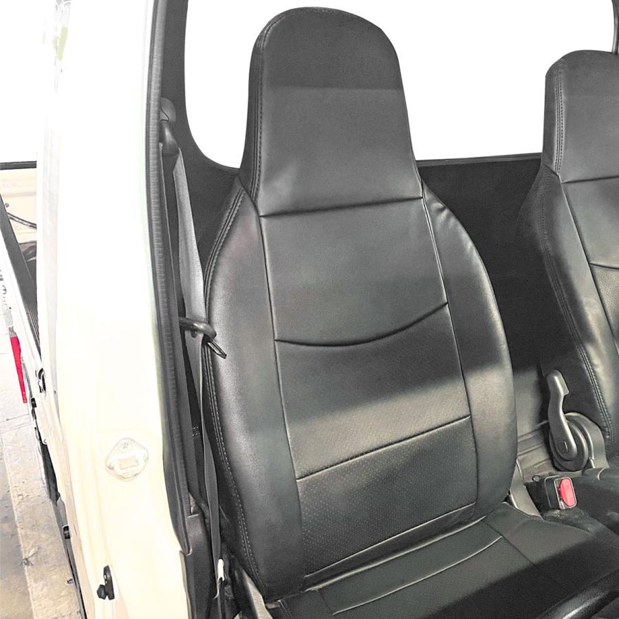 キャリイ スーパーキャリイ キャリィ シートカバー パンチングレザー 運転席側 ステッチ おしゃれ 農作業 滑り止め キャリー DA16 ...