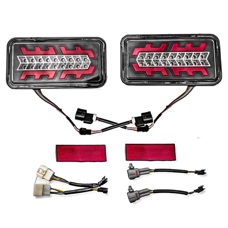 キャリイ スーパー トラック LED テールランプランプ ユニット シーケンシャル 左右セット 軽トラック 軽トラ DA16T E ...