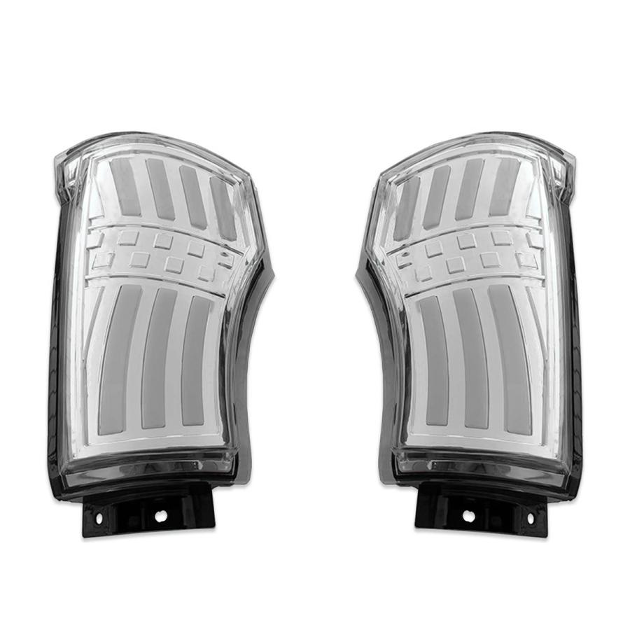 いすゞ（ISUZU） PMエルフ LED ヘッドライト コーナーレンズ 4点セット 24V カスタム ヘッドコーナー PM H16.6 H18 ...