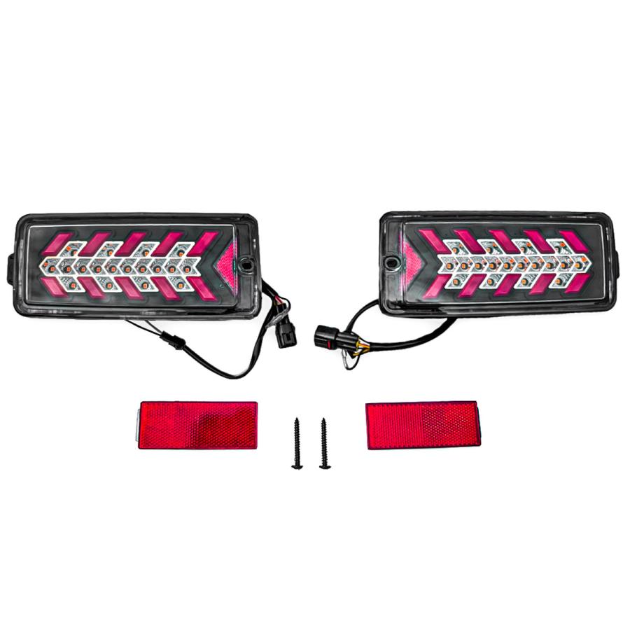 ハイゼット トラック ジャンボ LED テールランプ 流れるウインカー シーケンシャル サンバー S500P S510P タイプA ...