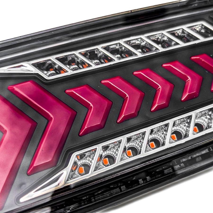 ハイゼット トラック ジャンボ LED テールランプ 流れるウインカー シーケンシャル サンバー S500P S510P タイプV ...