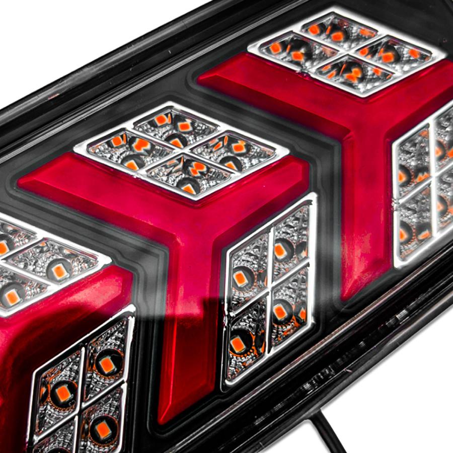 ハイゼット トラック ジャンボ LED テールランプ 流れるウインカー シーケンシャル サンバー S500P S510P タイプY ...