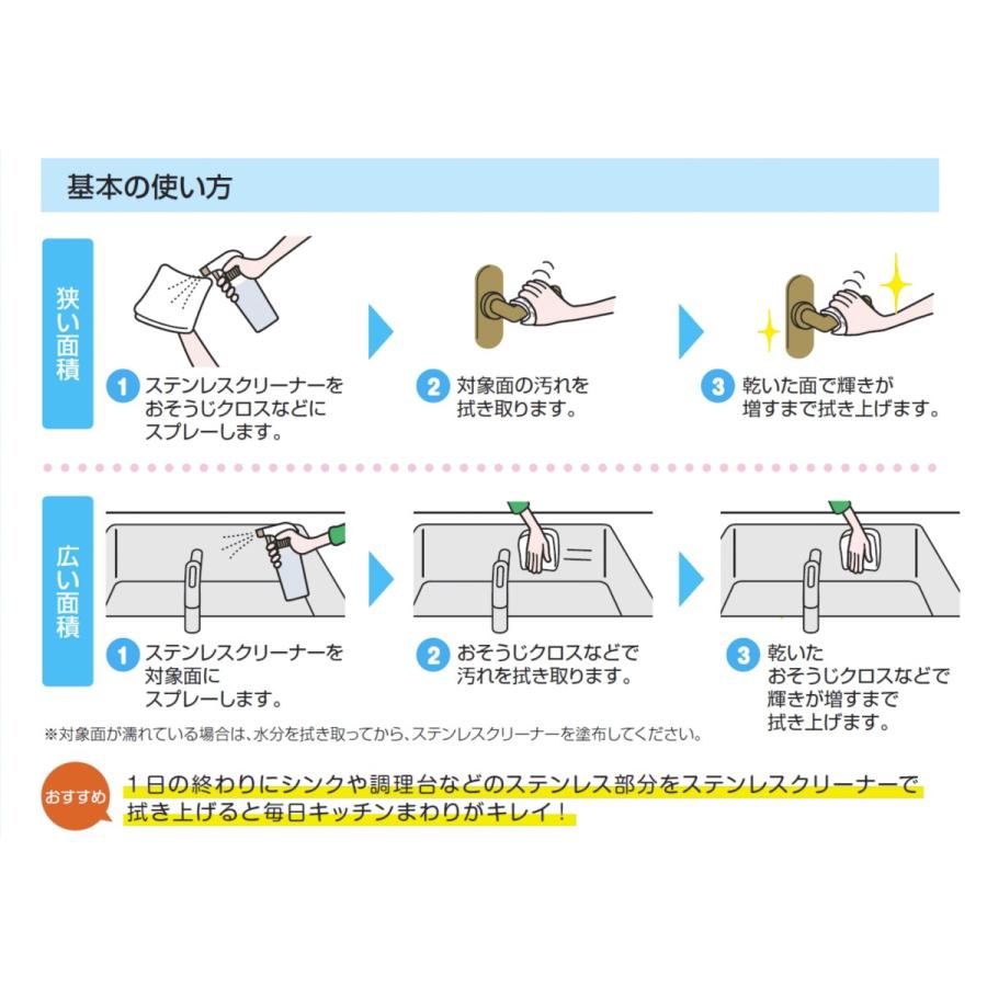 ダスキン ステンレスクリーナー（200ml) 専用スプレー付き :3-4868:アイズ クリーンスタイル - 通販 - Yahoo!ショッピング