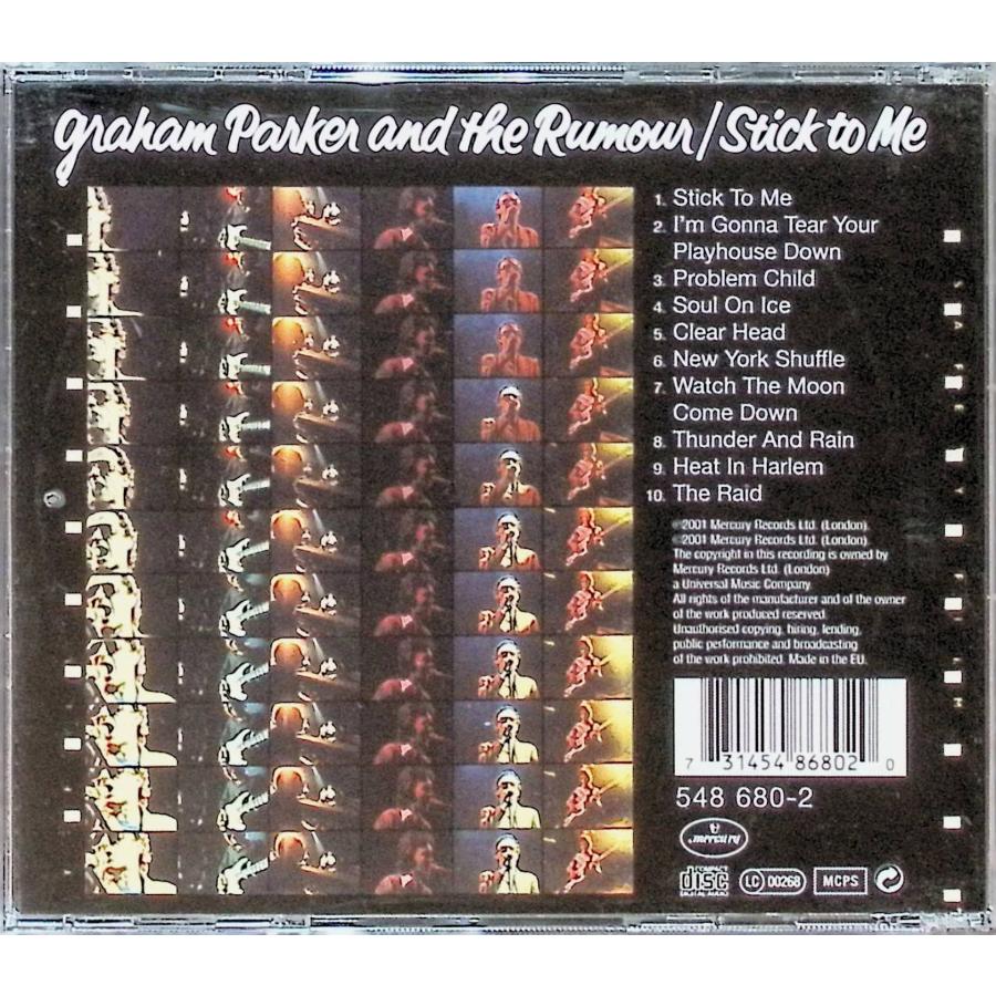 STICK TO ME / GRAHAM PARKER AND THE RUMOUR CD : ディスクプラス - 通販 - Yahoo!ショッピング
