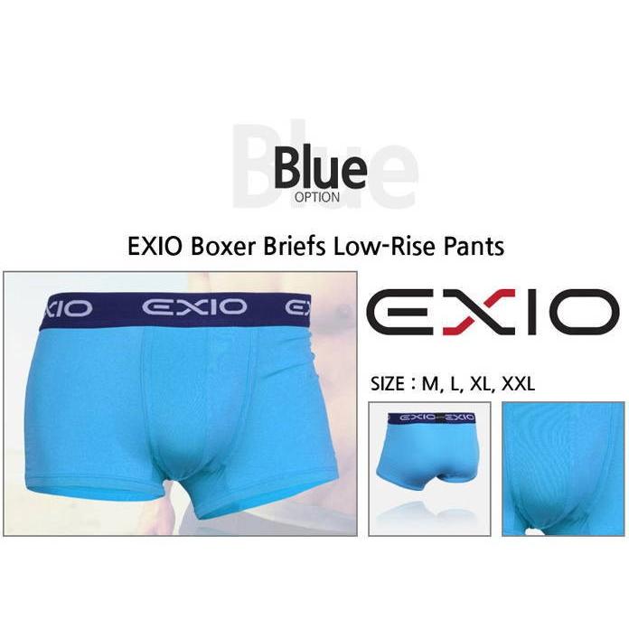 EXIO/エクシオ 単色4枚セット ボクサーブリーフ ボクサーパンツ アンダーウェア 全8色 M〜XXL ゆうパケット送料無料 EX-101 ...