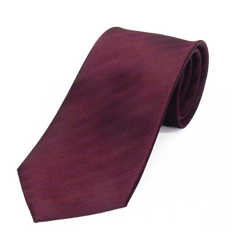ネクタイ 濃ワイン/ヘリンボーン 絹100％ シルクタイ メール便OK NT-AK02 : 背広屋石K - 通販 - Yahoo!ショッピング