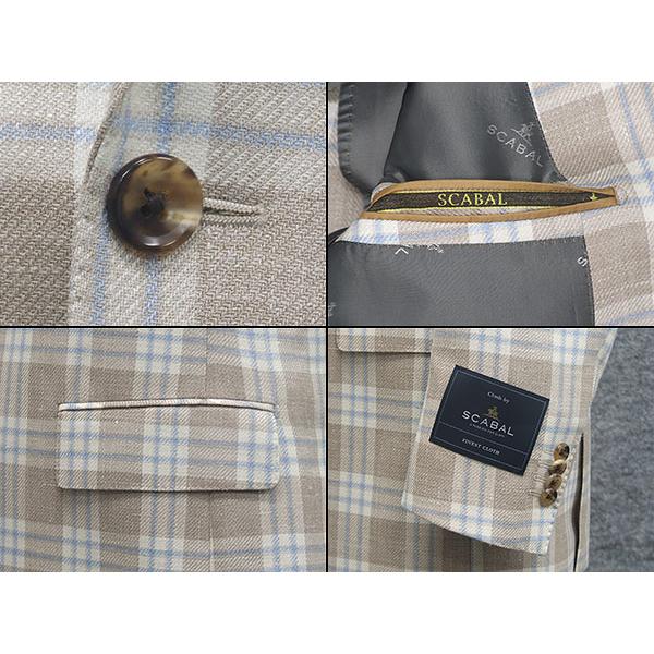 春夏物ジャケット [SCABAL] スキャバル オーダー生地使用 ベーシック2