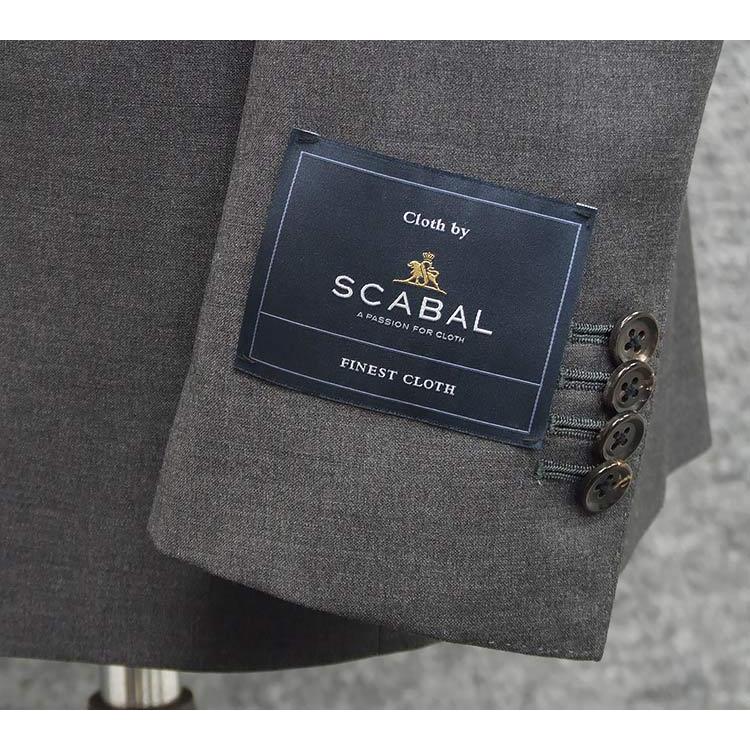 春夏物 [Scabal] スキャバル スタイリッシュ2釦シングルスーツ グレー/無地 日本製 [A体][AB体] SCB-S54 : 背広屋石K - 通販 - Yahoo!ショッピング