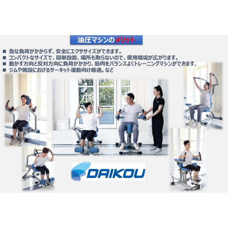 DAIKO 【DK-674】ダイコー 大広 DAIKOU 正規販売店 準業務用 油圧GYMマシン ヒップアブダクション アダクション DK-674 : お買い得ネットショップ e-Active ...