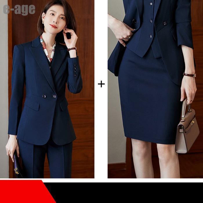 大きいサイズ ビジネススーツ レディース 上下セット パンツスーツ スカートスーツ 2type リクルート OL テーラード ストレッチ :kka-03f17-mho342:e-ageストア ...